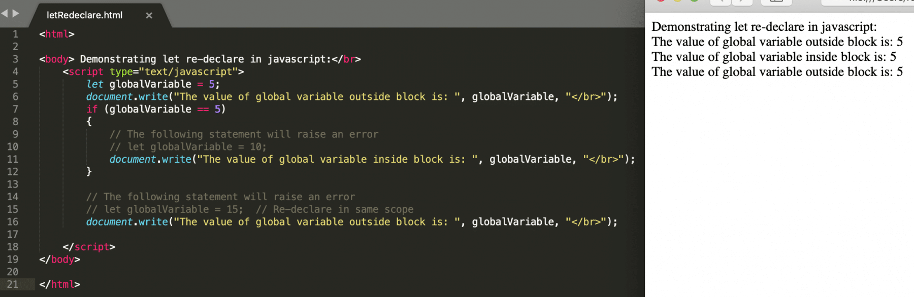 What is the difference between JavaScript Let and Var and Const? What is the difference between JavaScript Let and Var and Const?